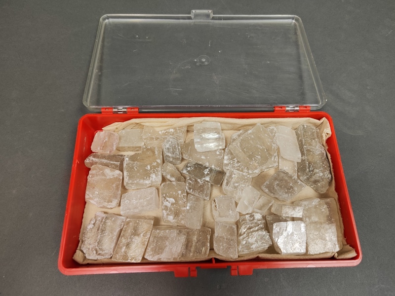 Kalkspat/calcit, "Solsten/vikingasten" | Auktion